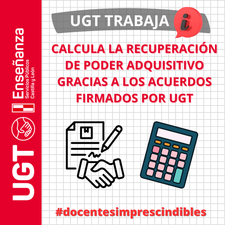 Calculadora de subida salarial - Educación Castilla y León